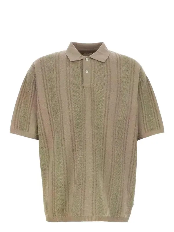 Nanamica Knitted Polo Shirt - Neutrals