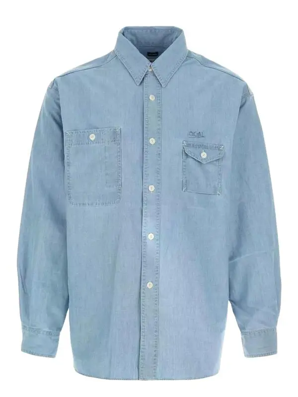 Nanamica Regular Collar Shirt - Blue