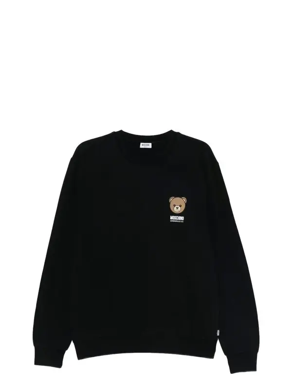 Moschino Bear-print Sweatshirt - Black