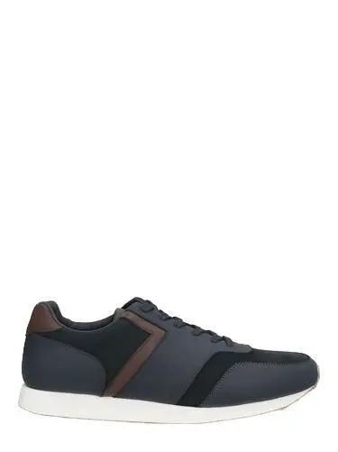 Paul & Shark Low-top Sneakers In Cow Leather - Midnight Blue