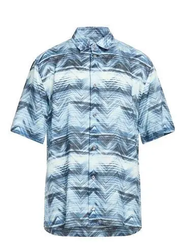 Missoni Shirt Size Linen - Blue