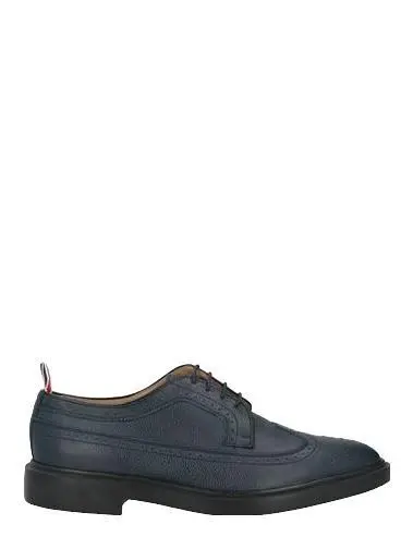 Thom Browne Lace-up Leather Derby Shoes - Navy
