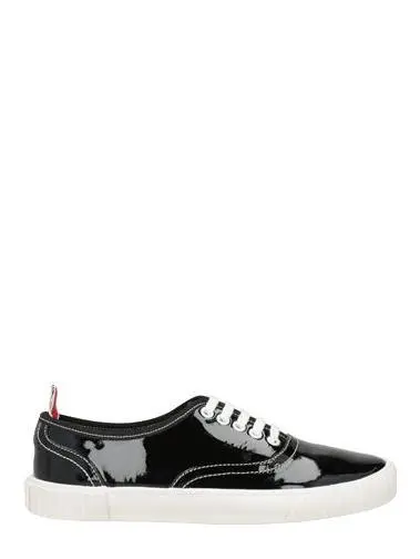 Thom Browne Leather Low-top Sneakers - Black