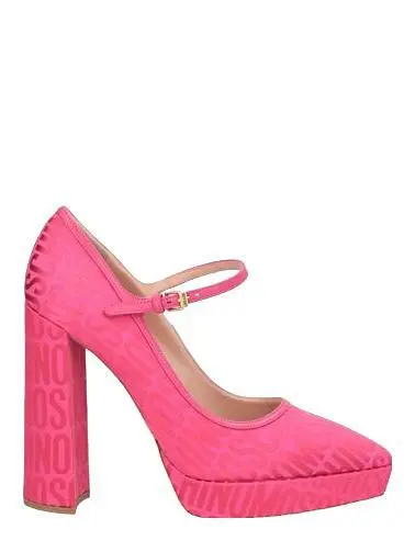 Moschino Jacquard Mary Jane Pumps - Pink