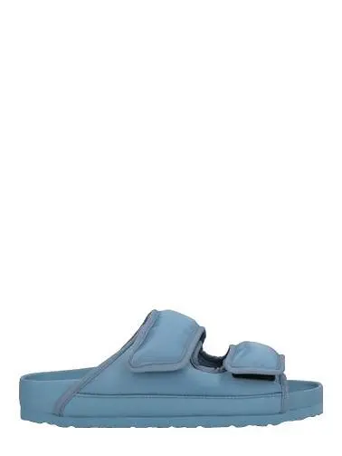 BIRKENSTOCK Sandals In Textile Fibers And Leather - Blue