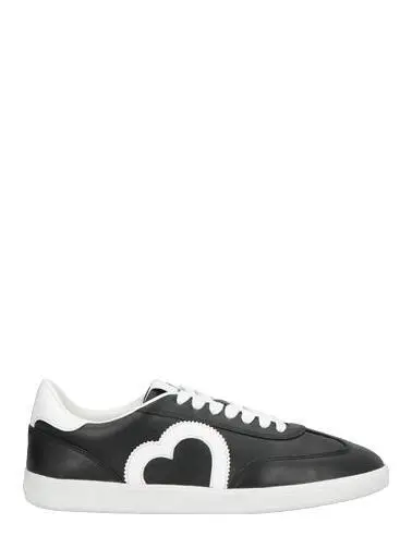 Moschino Calfskin Sneakers - Black