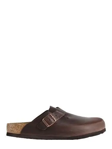 BIRKENSTOCK Leather Mules & Clogs - Brown