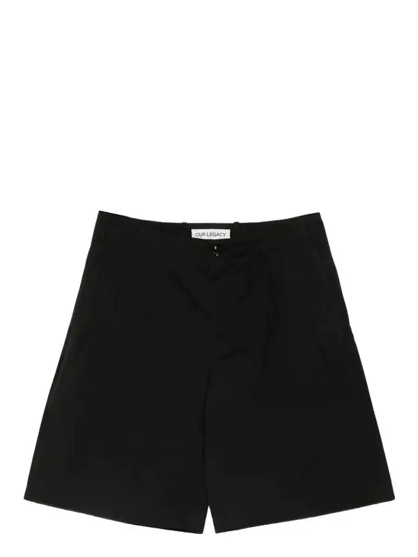 Our Legacy Tailored Ponte Shorts - Black