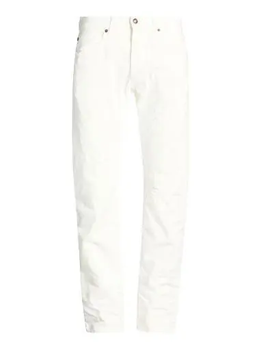 MESSAGERIE Cotton-elastane Straight-leg Jeans - White
