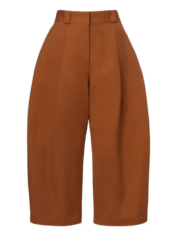 Balenciaga Crêpe Balloon Pants - Brown