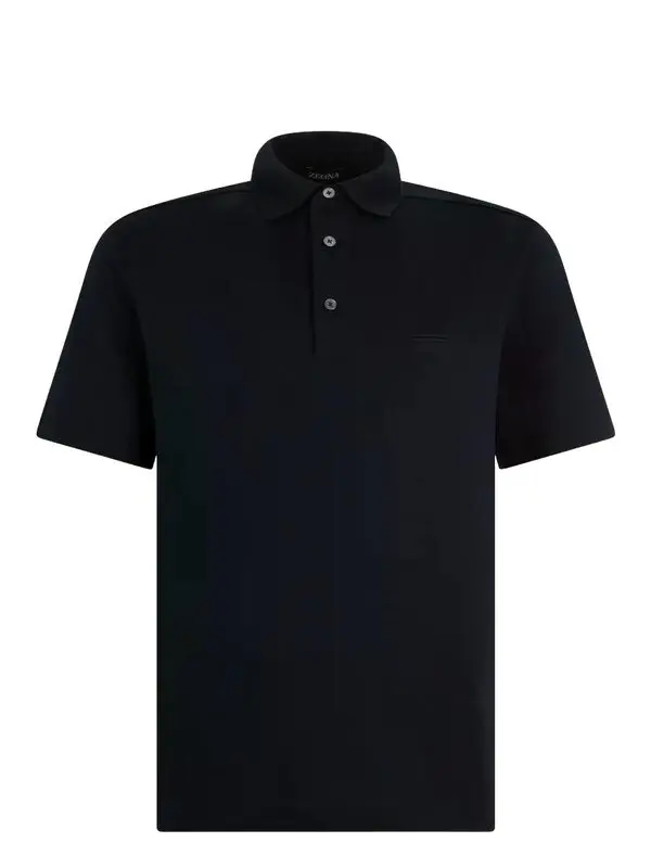 Zegna Short-sleeves Polo Shirt - Black