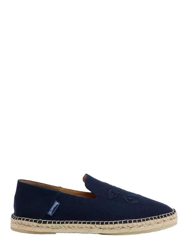 Vilebrequin Embroidered Turtle Boat Shoes - Blue