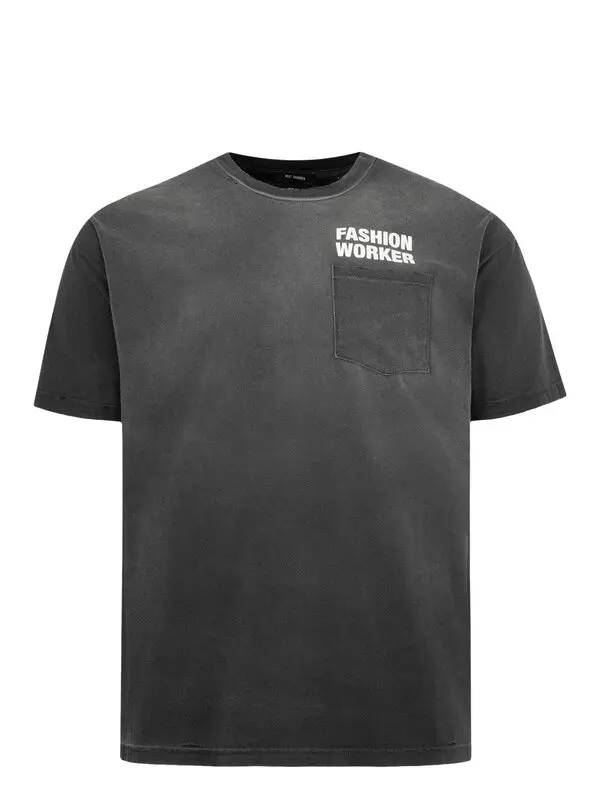 WILLY CHAVARRIA Fashion Worker Easy Tee - Black