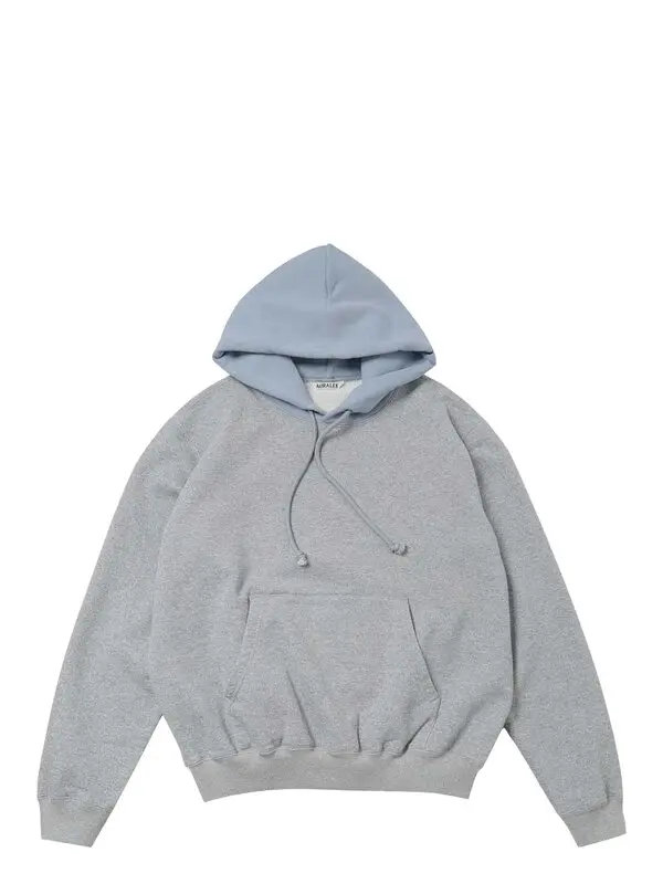 Auralee Smooth Soft Pullover Parka - Grey