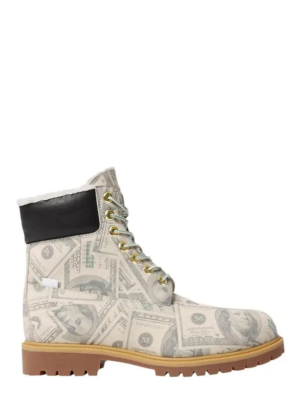 Timberland Supreme X Mm6 Maison Margiela X 6 Inch Premium Waterproof Boot - Cream