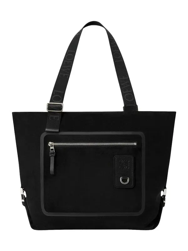Loewe Flex Zipped Tote - Black