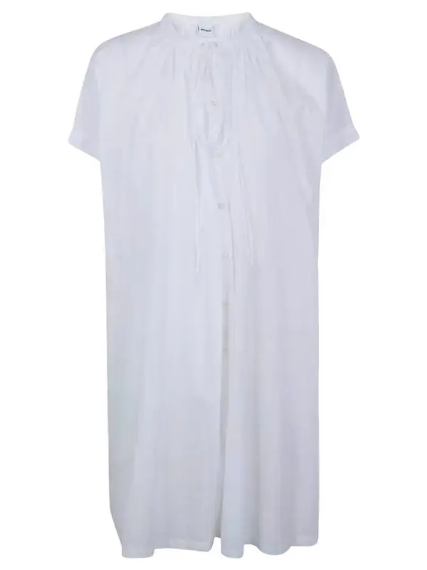 Aspesi Cotton Shirt Dress - White
