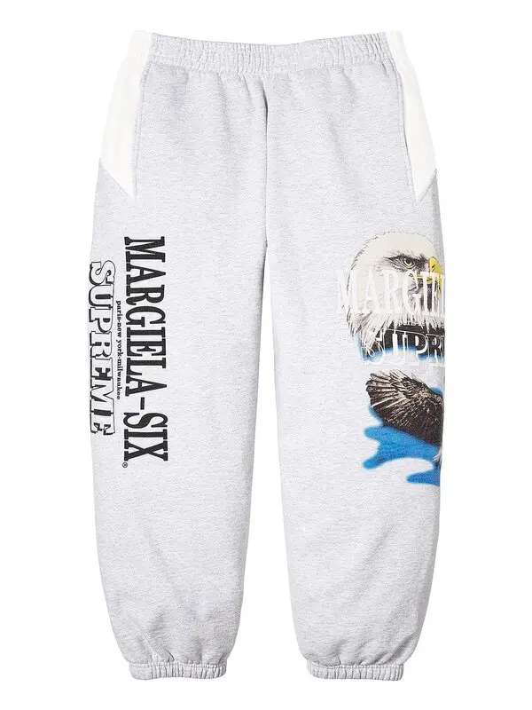 Supreme X Mm6 Maison Margiela Eagle Sweatpant - Grey