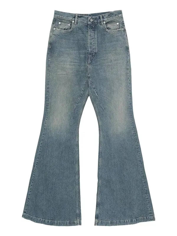 Rick Owens Bolan Bootcut Pants - Blue