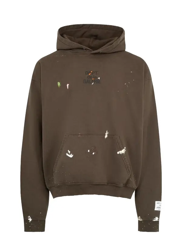 GALLERY DEPT. French Logo Painted Hoodie - Green