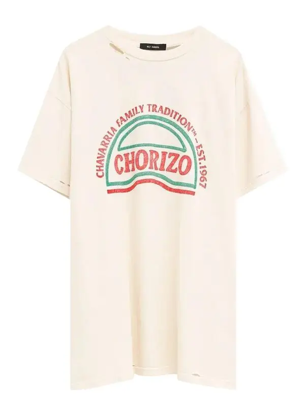 WILLY CHAVARRIA Chorizo Easy Tee - White