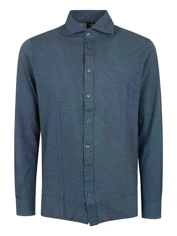BARBA NAPOLI Buttoned Shirt - Blue