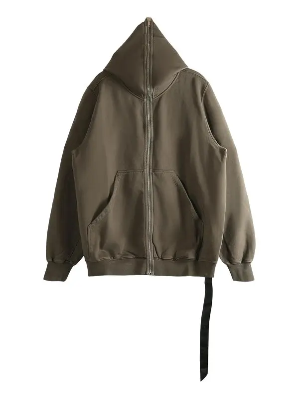 Rick Owens Felpa Jumbo Gimp Hoodie - Brown