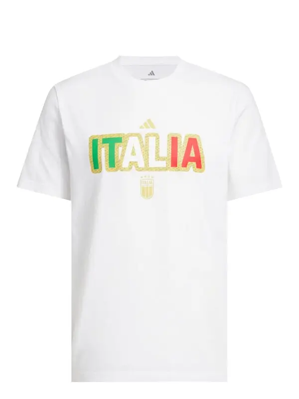 Adidas Fifa World Cup 26 Italy Home Graphic Tee - White