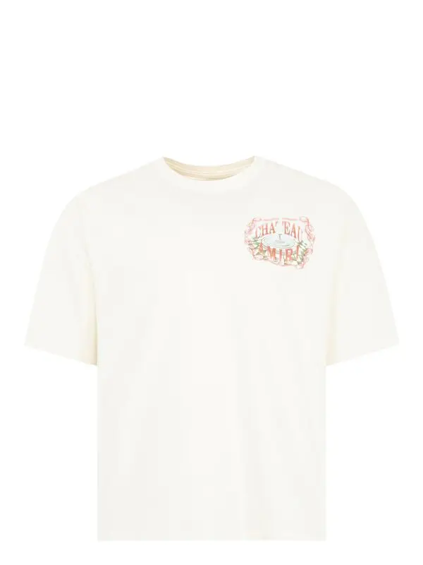 Amiri Chateau Sketch Tee - White