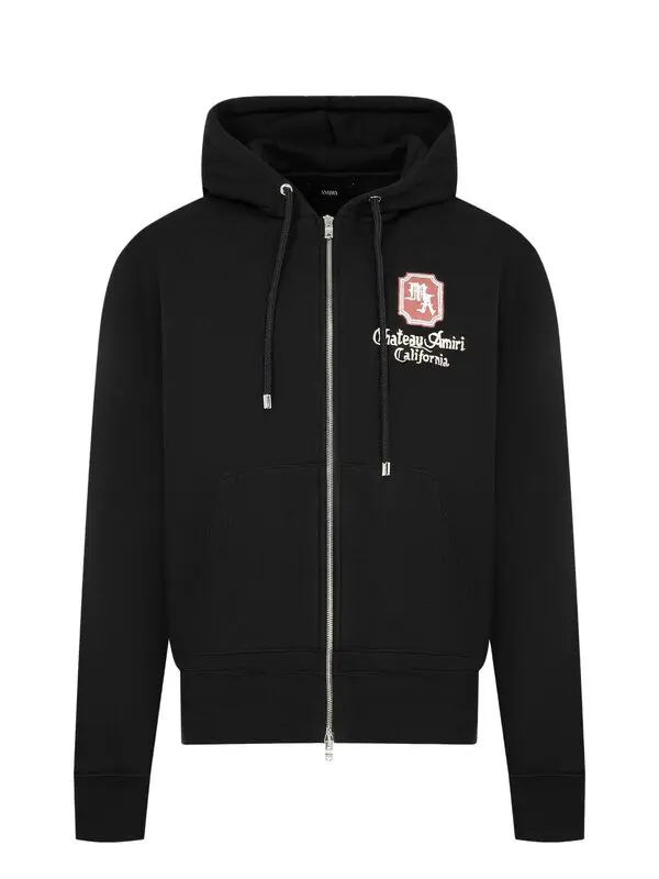 Amiri Ma Chateau Zip Hoodie - Black