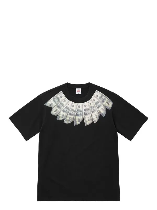 Supreme X Mm6 Maison Margiela Money Short-sleeve Top - Black