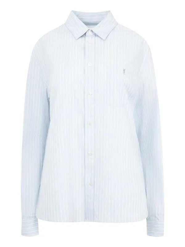 Saint Laurent Popeline Shirt - Blue