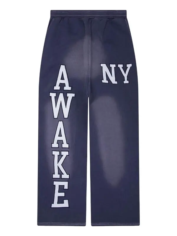 AWAKE NY Collegiate Open Hem Sweatpant - Blue