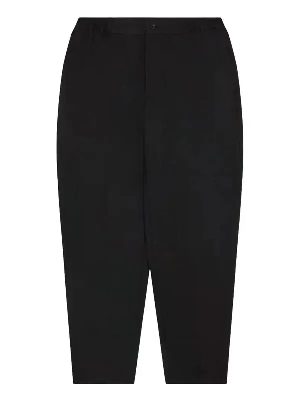 Comme Des Garçons Elasticated Waist Trousers - Black