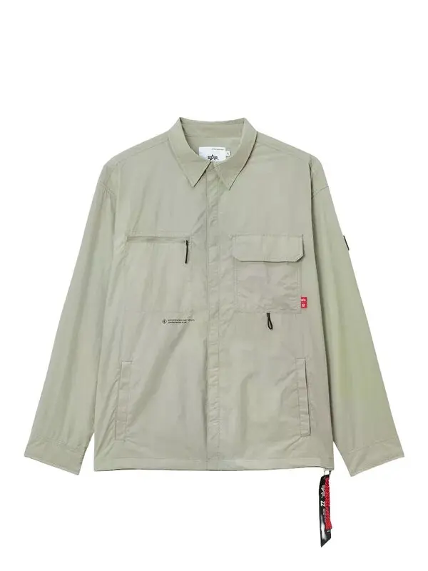 Izzue Chest-pocket Shirt Jacket - Neutrals