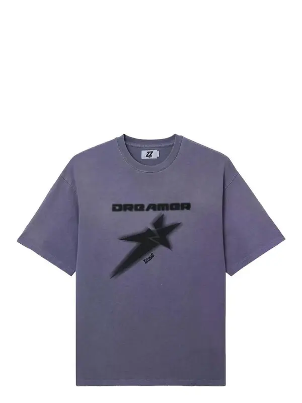 Izzue Graphic-print Cotton T-shirt - Purple