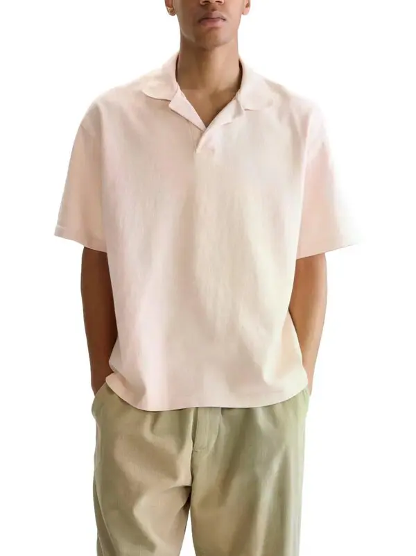 BELLEROSE Collared Polo Shirt - Pink