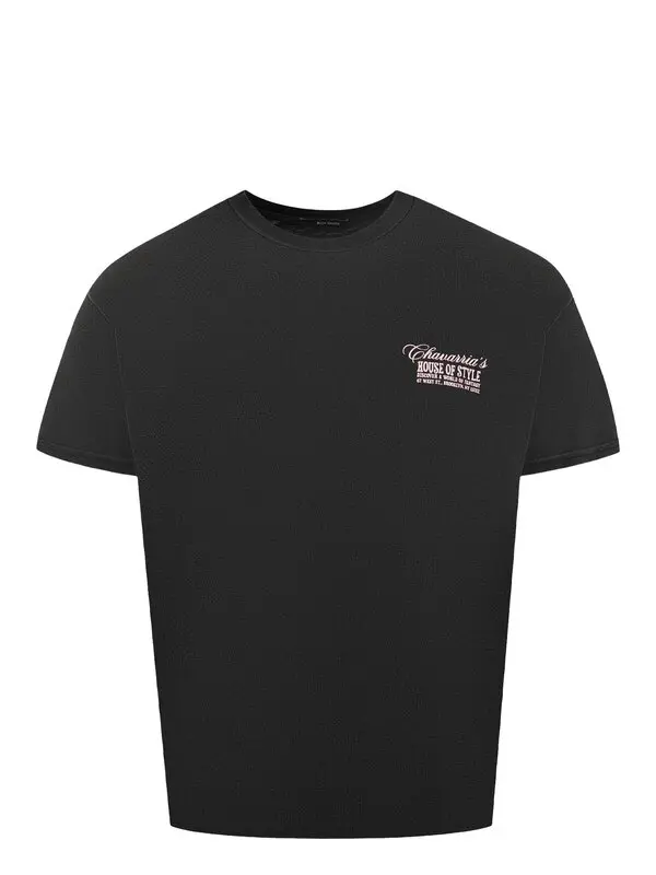 WILLY CHAVARRIA House Of Style Easy Tee - Black