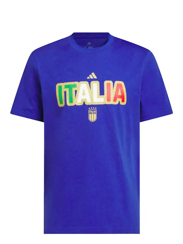 Adidas Fifa World Cup 26 Italy Home Graphic Tee - Blue