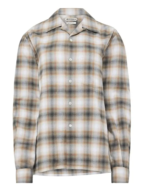 JW Anderson Check Shirt - Tan