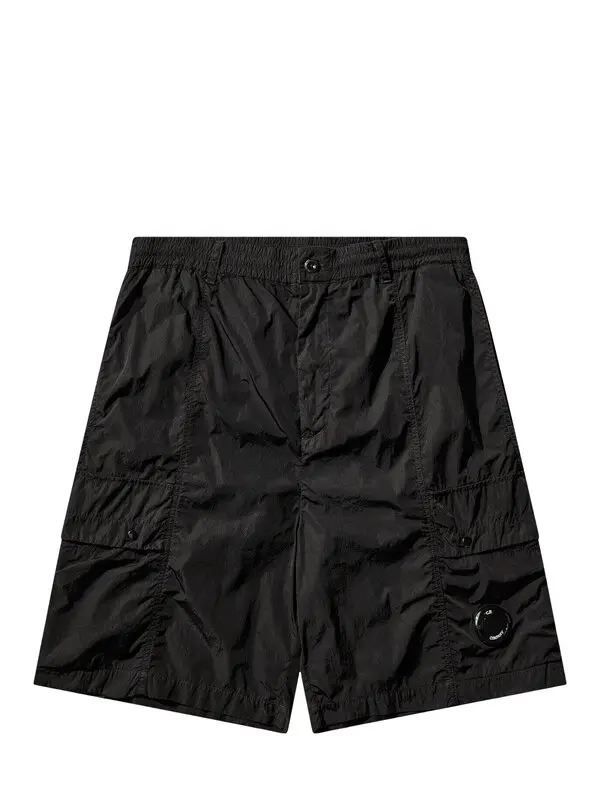 C.P. COMPANY Bermuda Cargo Shorts - Black