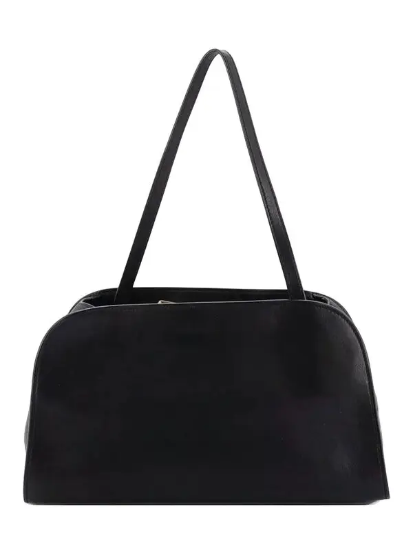 THE ROW Peggy Leather Small Shoulder Bag - Black