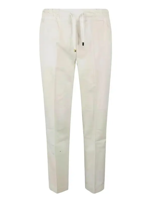 RE-HASH Drawstring-waist Trousers - White