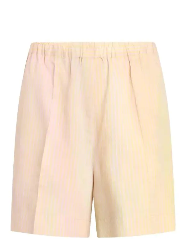 PATOU Striped Shorts - Neutrals