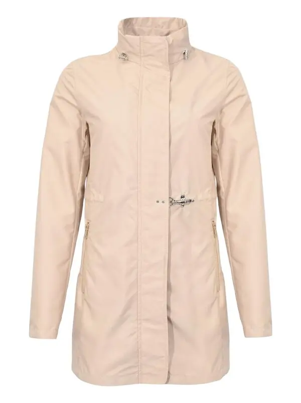 FAY Technical Poplin Raincoat - Beige