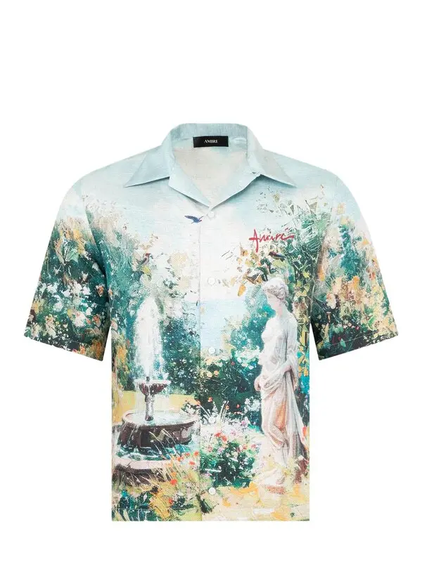 Amiri Chateau Fountain Camp Shirt - Multicolor