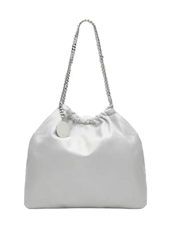 Stella McCartney Falabella Faux Suede Shoulder Bag - Grey