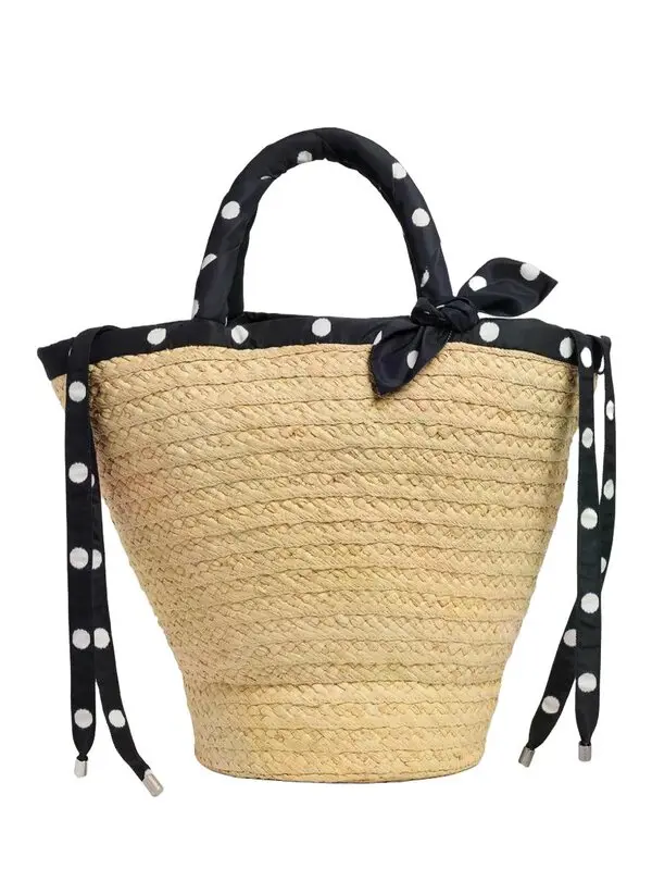 PATOU Gm Couture Polka-dot-detail Tote Bag - Neutrals