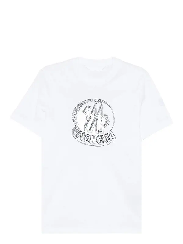Moncler Short-sleeve T-shirt - White