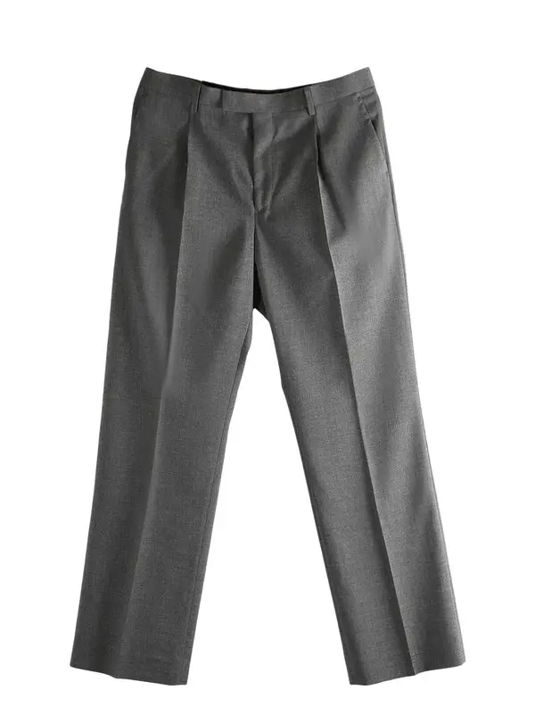 Auralee Summer Twist Cashmere Pora Slacks - Grey